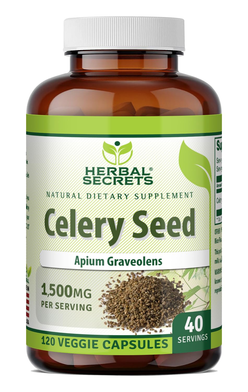 Herbal Secrets celery seed extract benefits