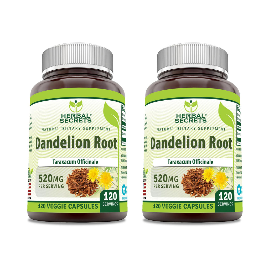 Herbal Secrets dandelion root capsules