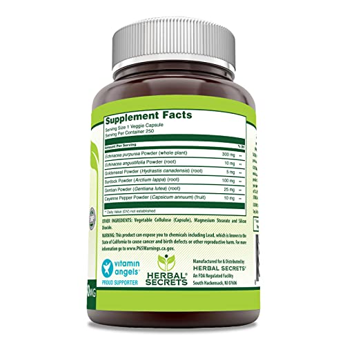 Herbal Secrets echinacea for throat support