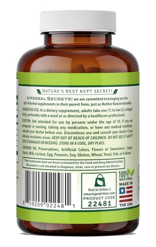 herbal secrets evening primrose oil dosage