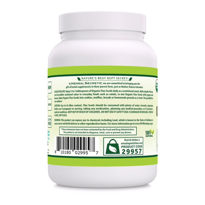 Herbal Secrets flax seeds benefits