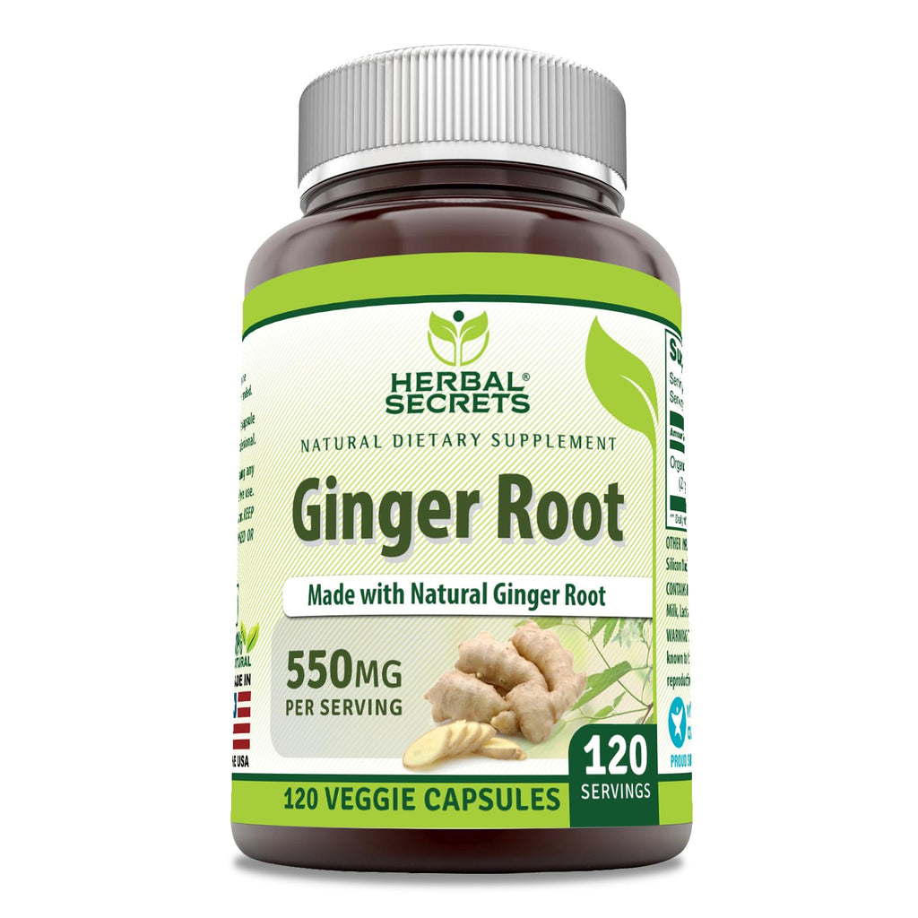 Herbal Secrets ginger root capsules