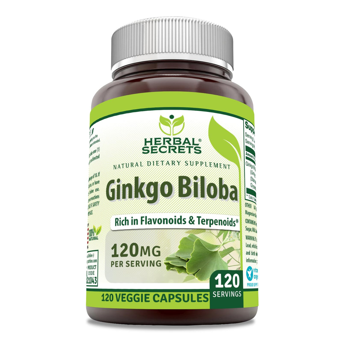Herbal Secrets Ginkgo Biloba capsules