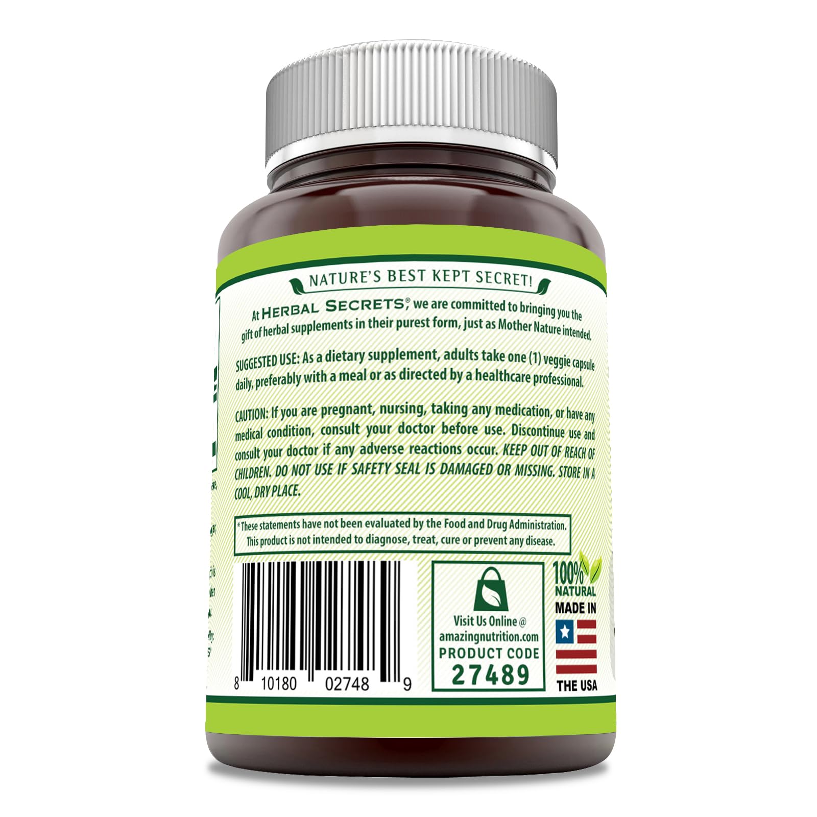 Herbal Secrets health supplement benefits