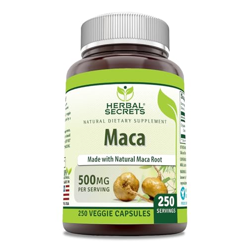 Herbal Secrets Maca 500 mg capsules