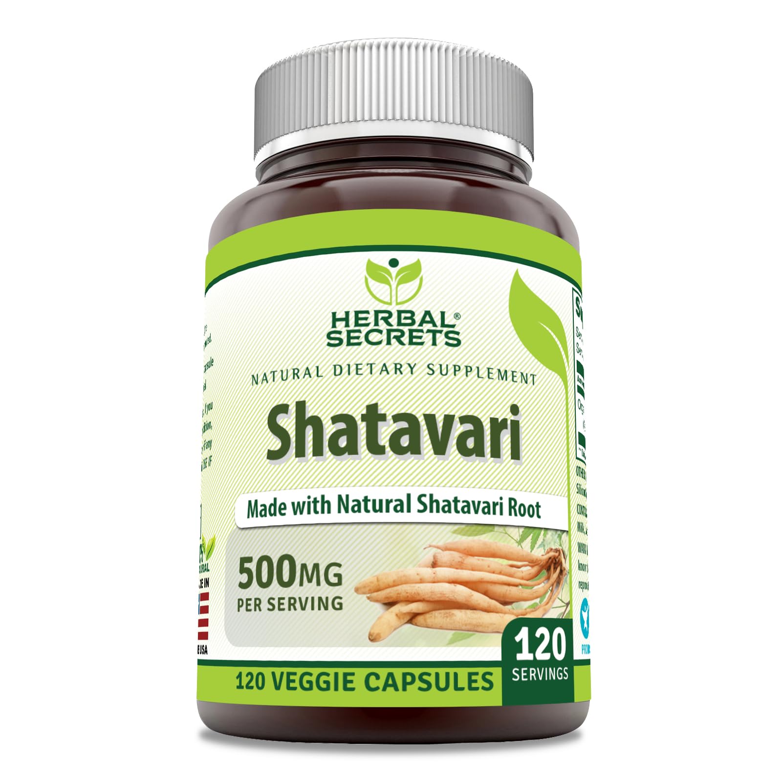 Herbal Secrets Shatavari veggie capsules