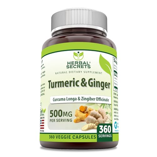 Herbal Secrets turmeric veggie capsules