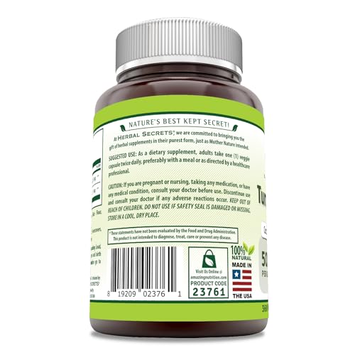 Herbal Secrets turmeric with black pepper