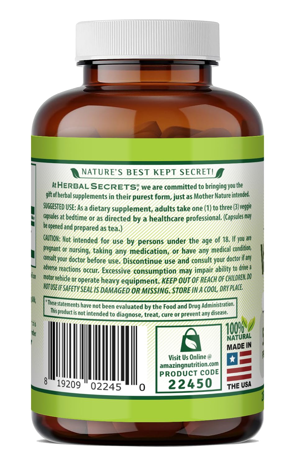 Herbal Secrets valerian for sleep