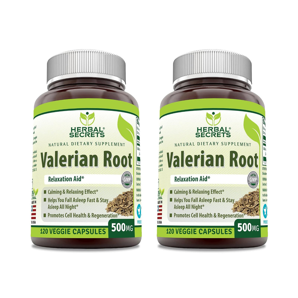 Herbal Secrets Valerian Root capsules for sleep