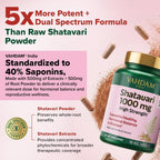 Herbal Shatavari supplement for hormonal balance