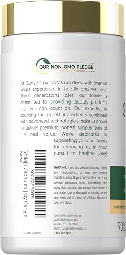 Herbal shilajit capsules for daily health