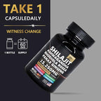 Herbal Shilajit capsules for stress relief