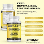 Herbal Shilajit capsules for wellness