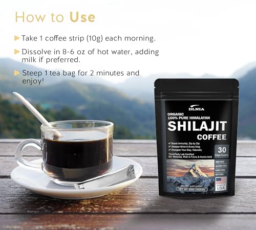 herbal shilajit coffee for endurance