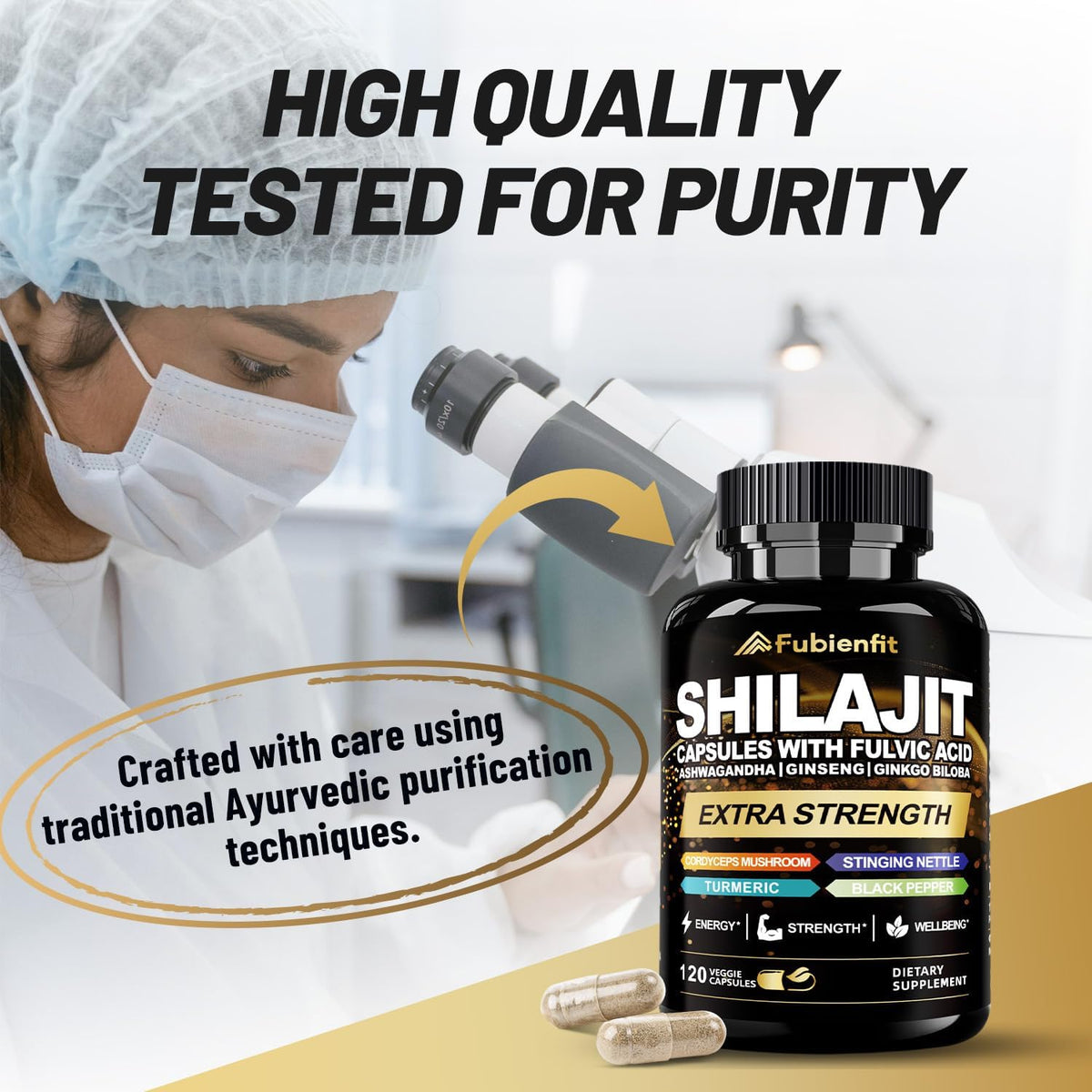 Herbal Shilajit for enhanced performance