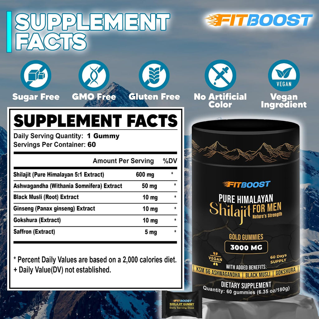 Herbal shilajit for enhanced wellness