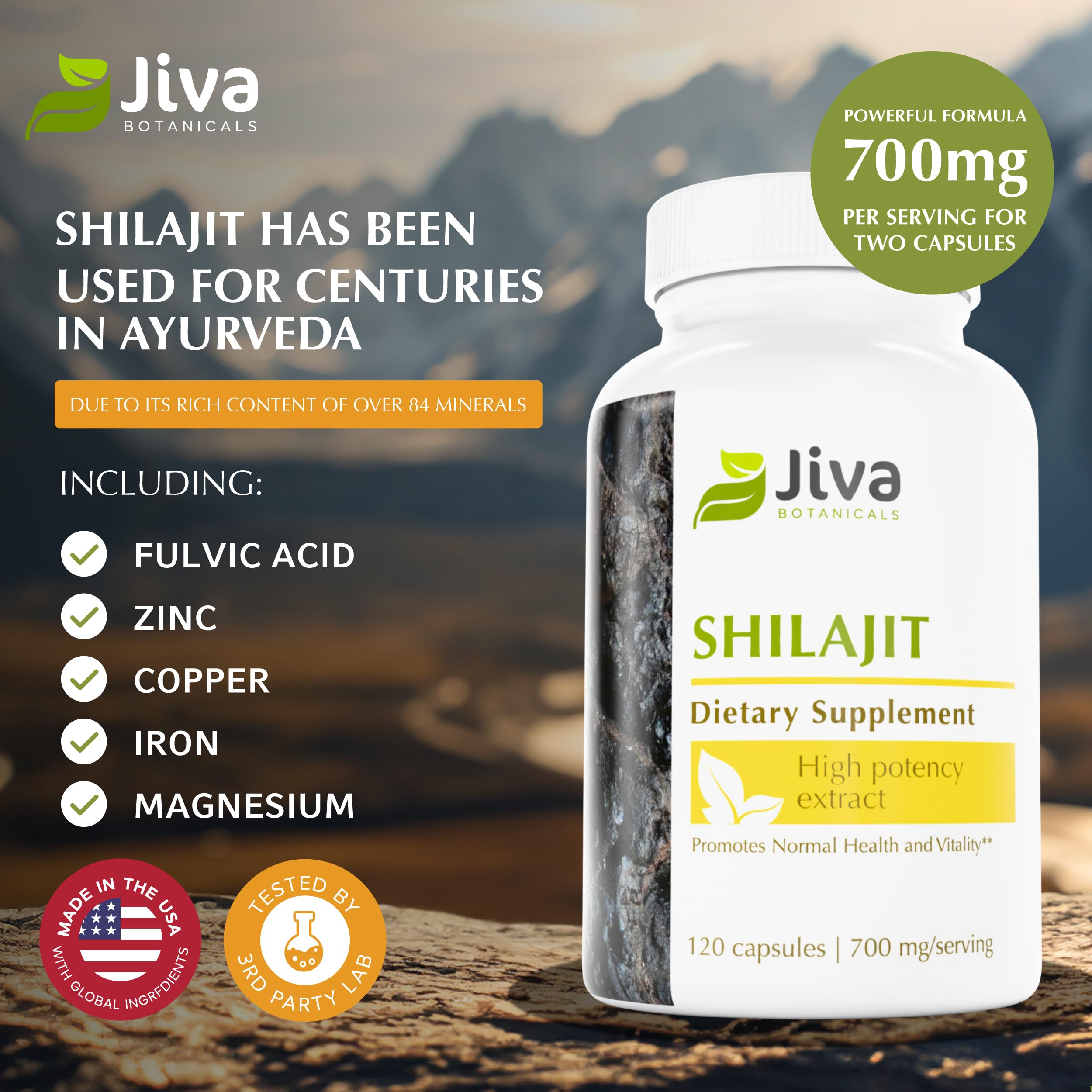 herbal shilajit for men's health