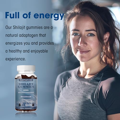 Herbal shilajit gummies for enhanced performance