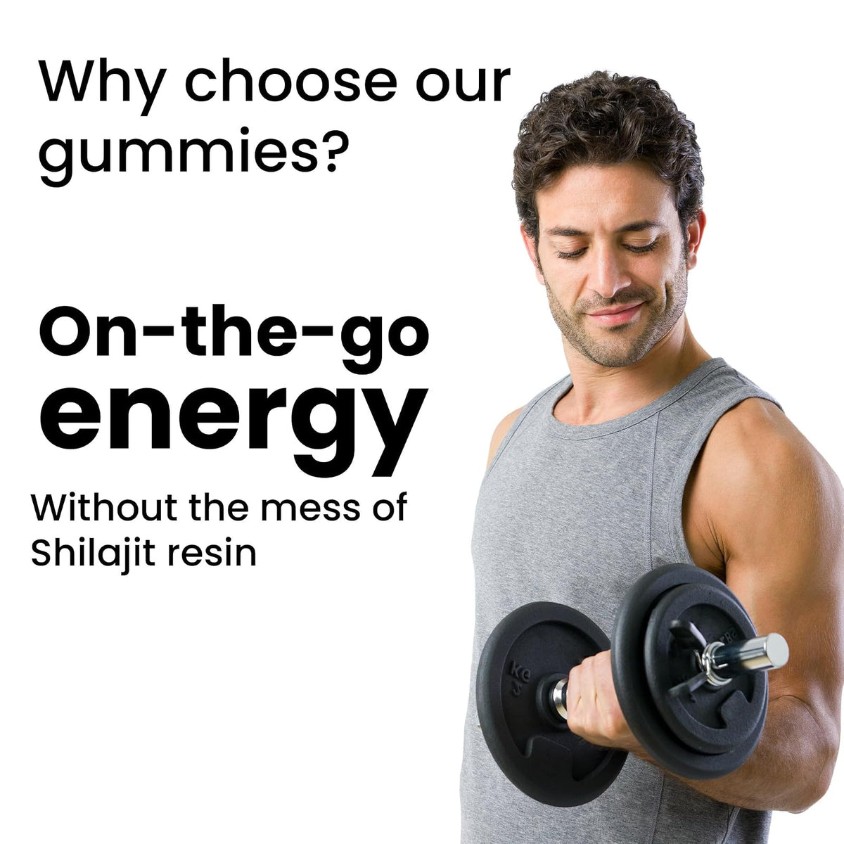 Herbal shilajit gummies for vitality