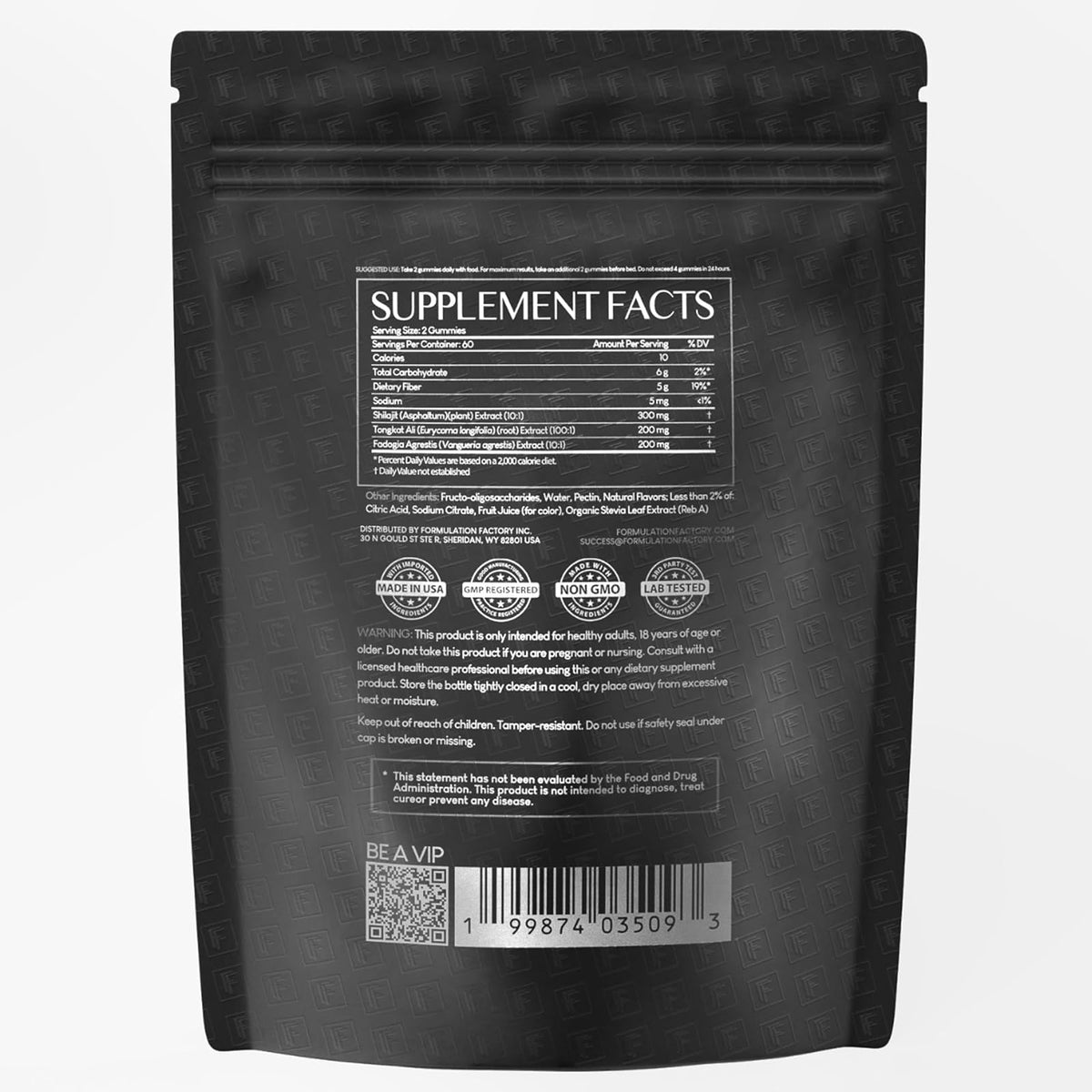 Herbal Shilajit gummies for wellness