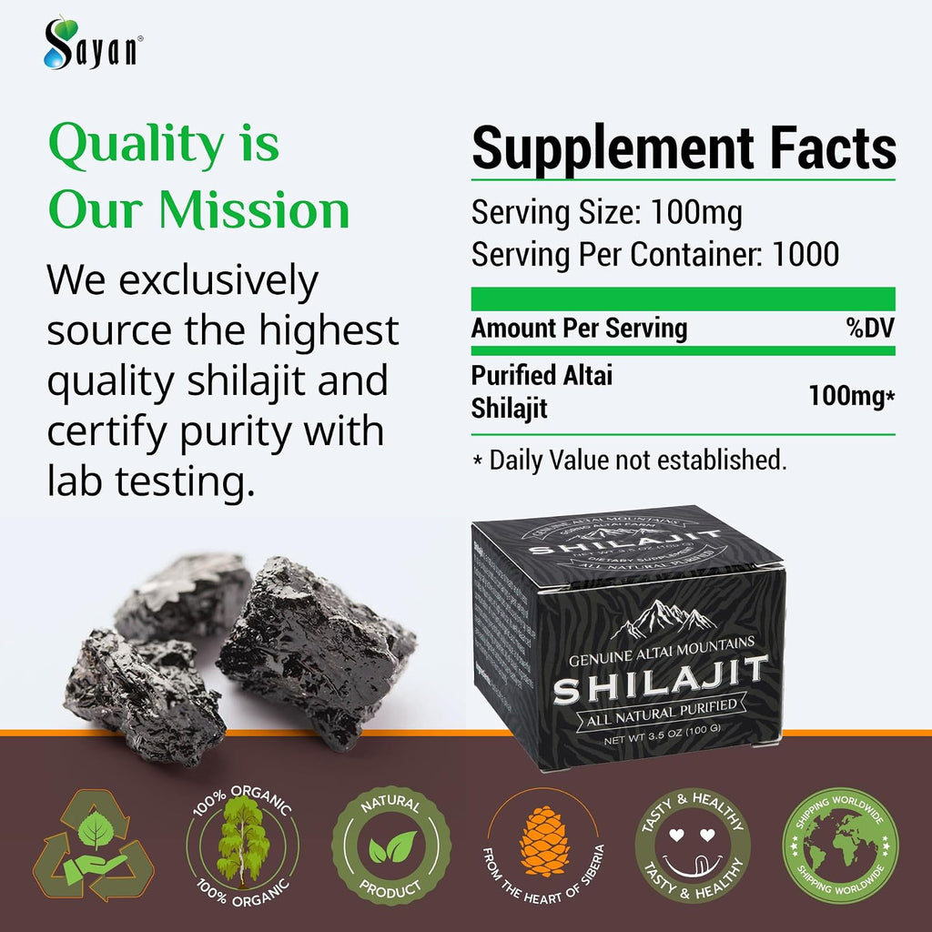 herbal shilajit resin for strength