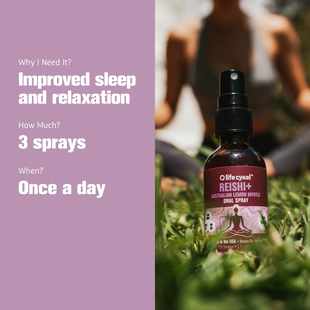 Herbal sleep aid with mushrooms