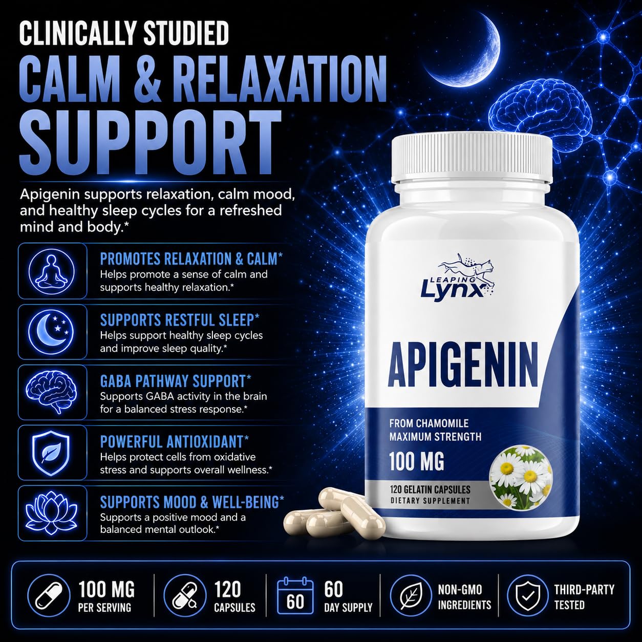 herbal sleep blend apigenin 120 capsules