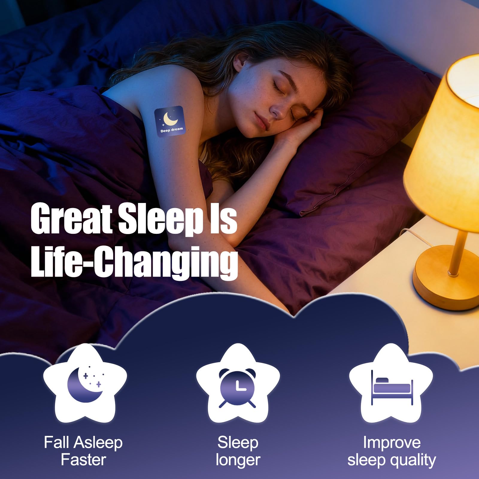 herbal sleep patches with valerian extract