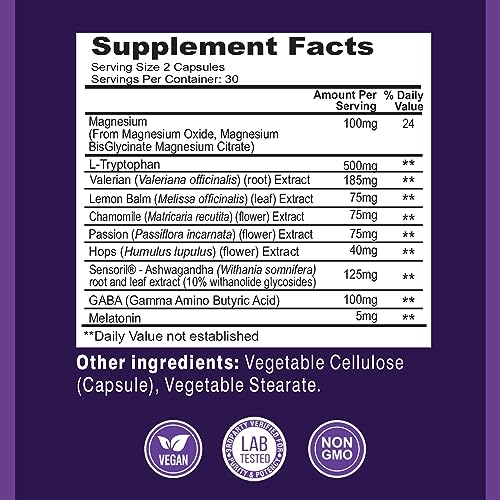 herbal sleep solution with valerian