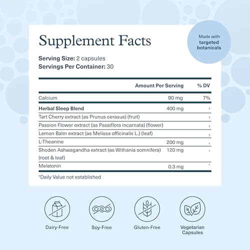Herbal sleep supplement for better rest