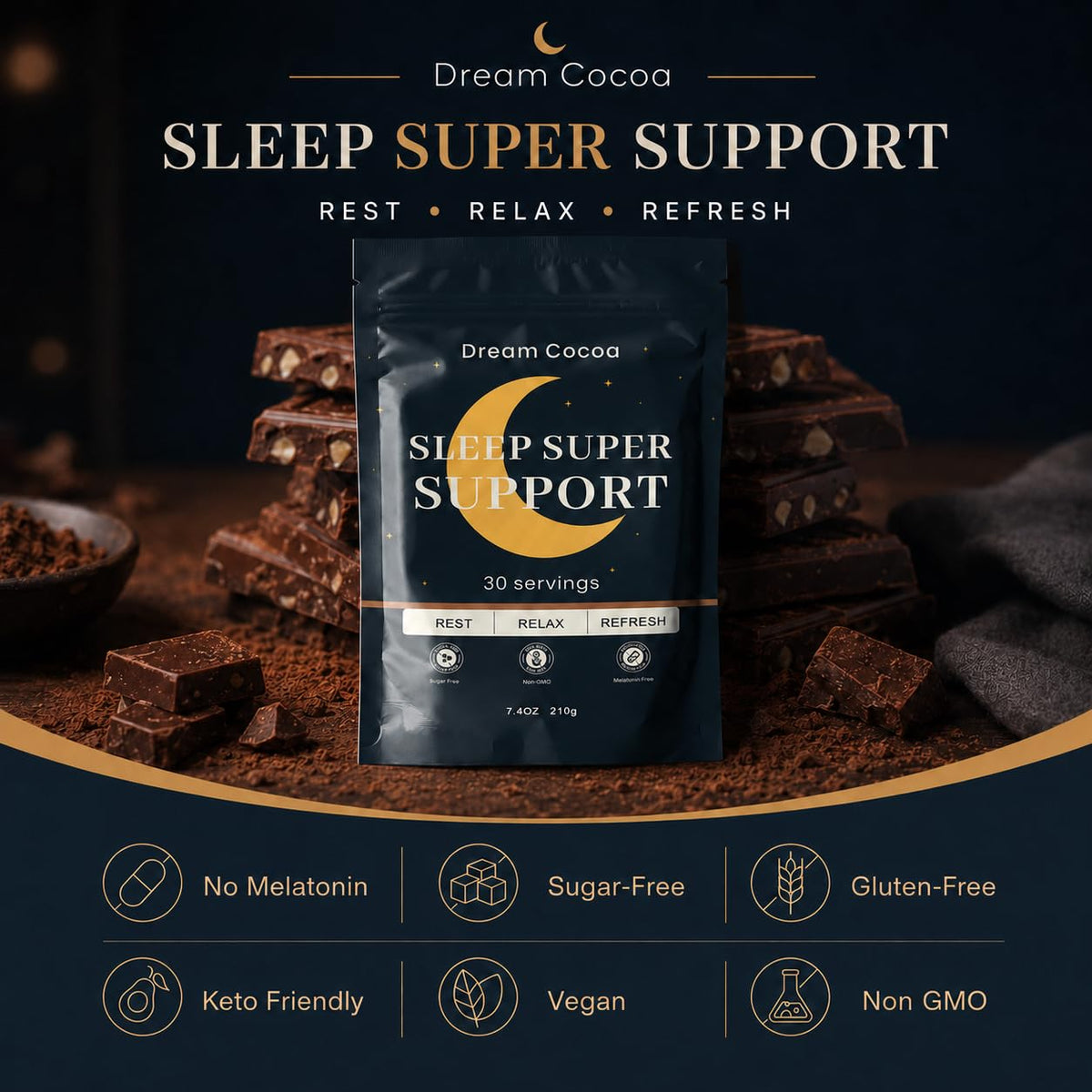 herbal sleep support magnesium drink