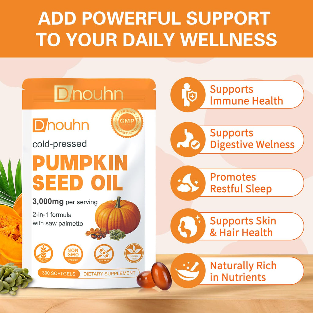 Herbal softgels with saw palmetto extract