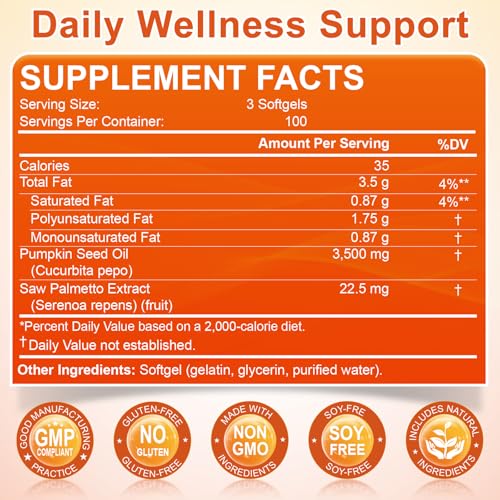 herbal softgels with saw palmetto