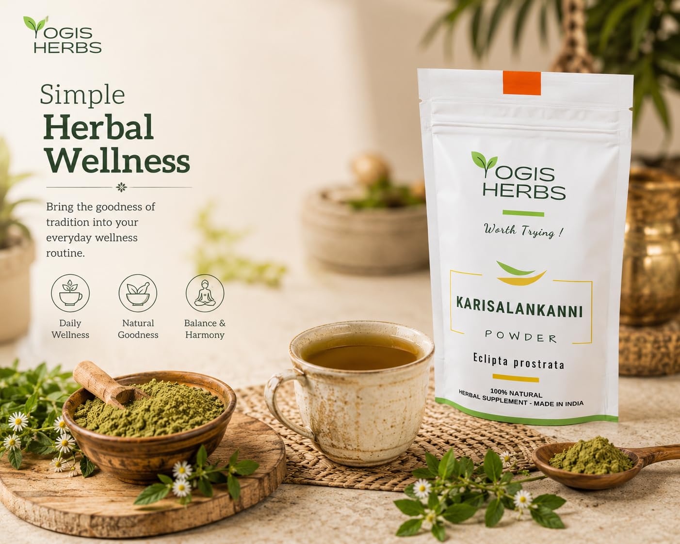 Herbal solution for thinning hair