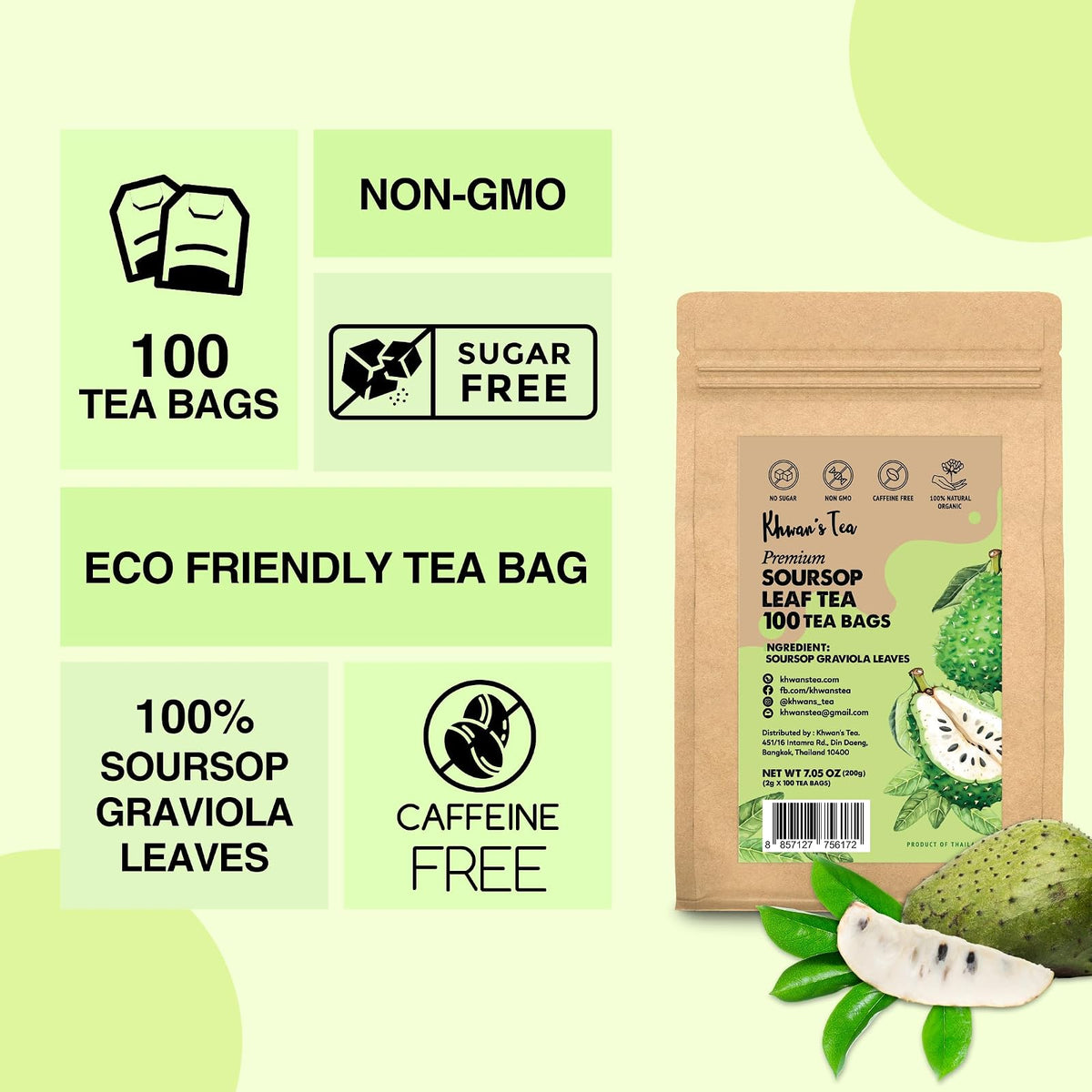 herbal soursop tea for wellness
