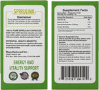 herbal spirulina capsules for vitality