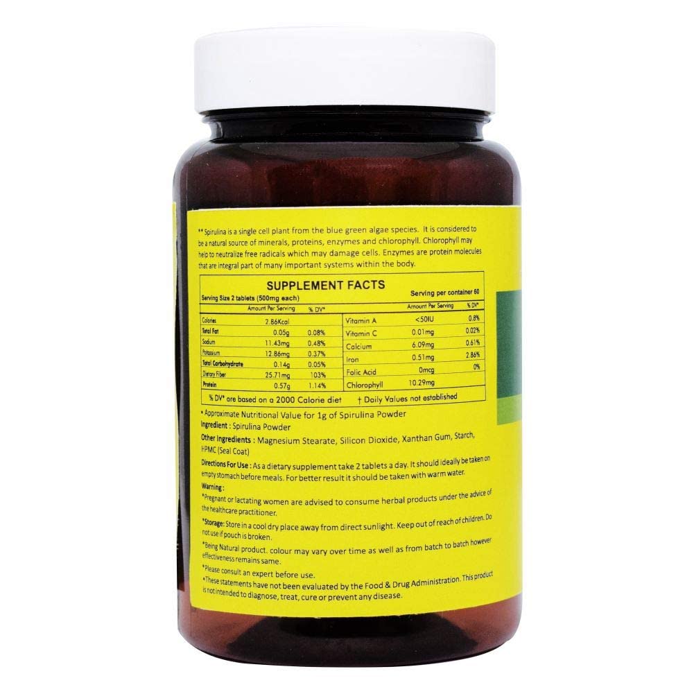 herbal spirulina for daily health