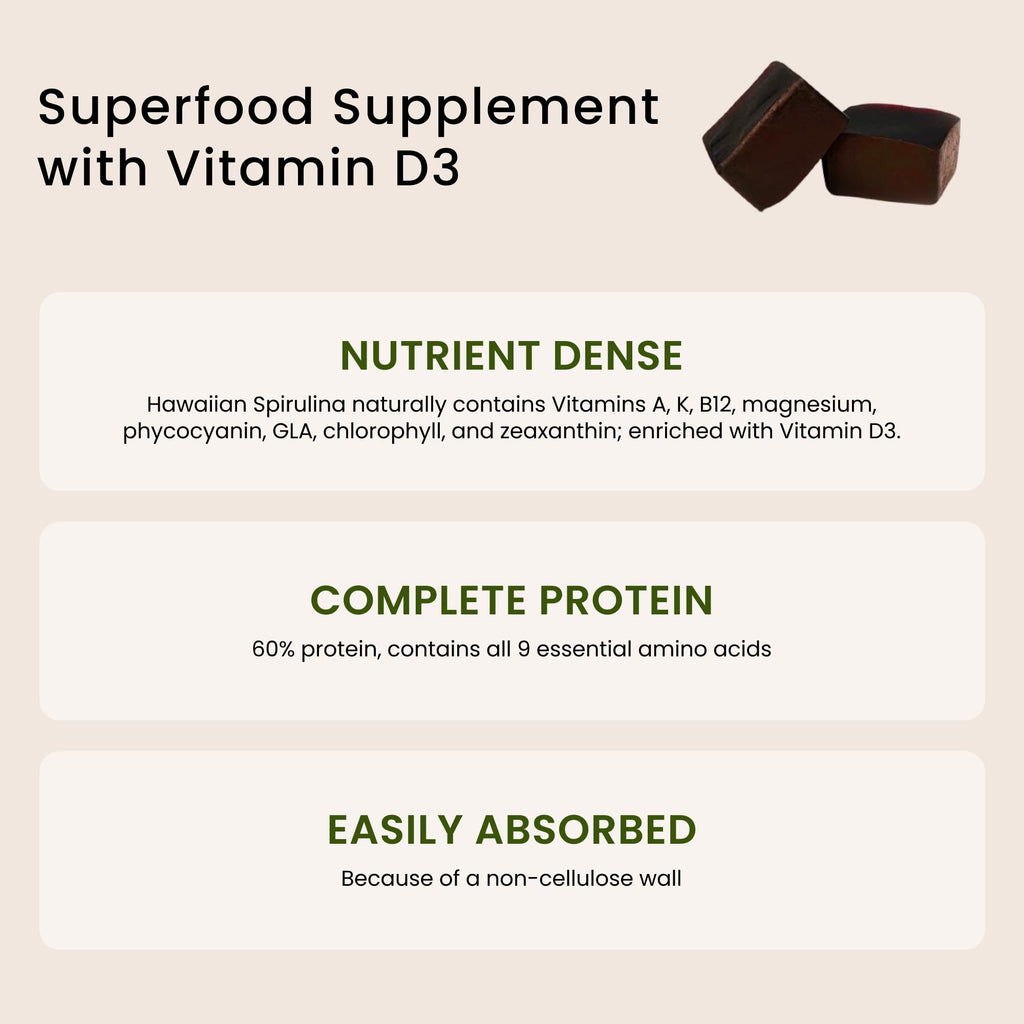 Herbal spirulina for immune support