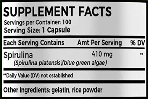 Herbal spirulina for vitality boost
