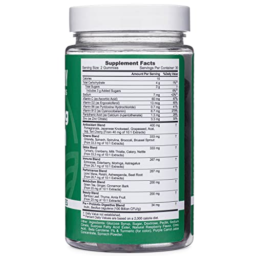 herbal spirulina gummies for energy