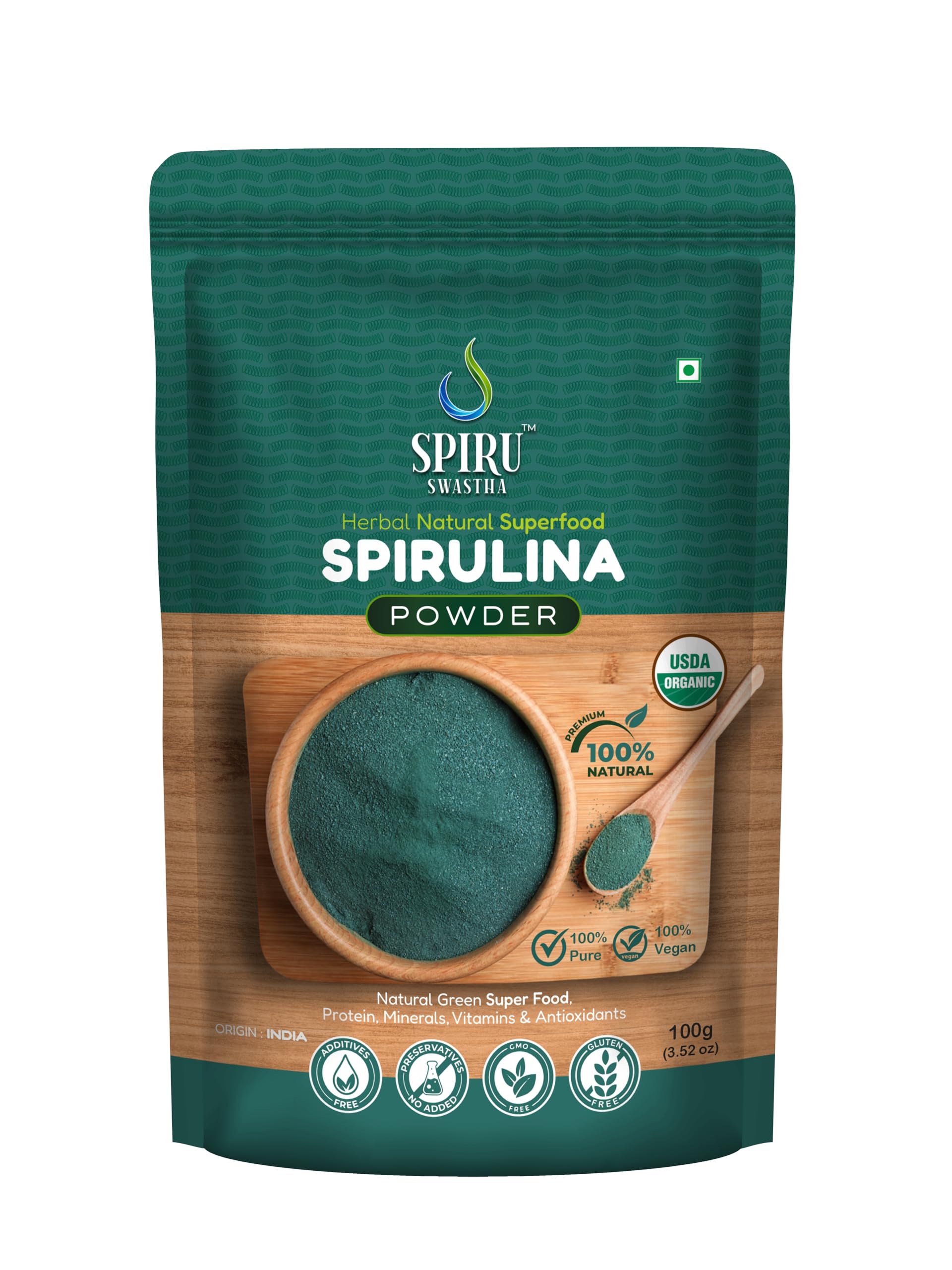 herbal spirulina supplement for wellness