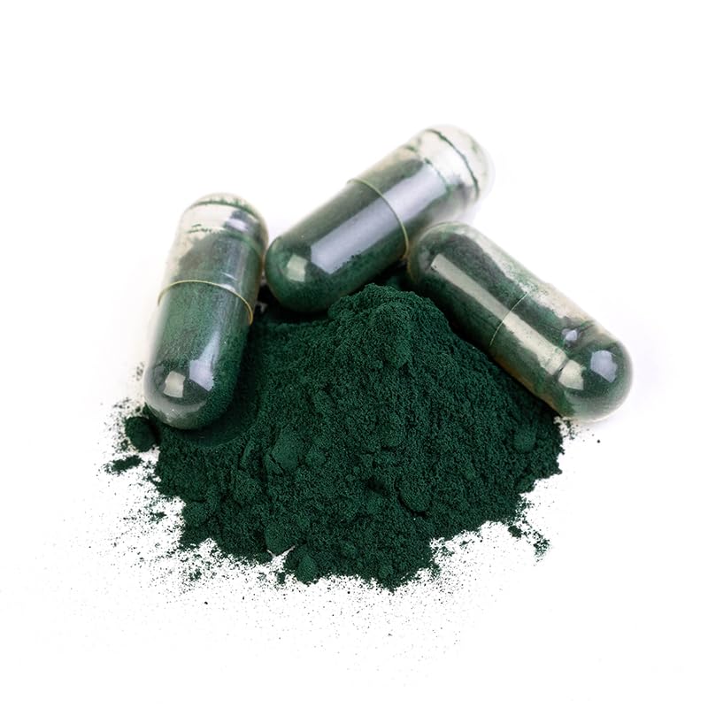 Herbal spirulina supplement for wellness