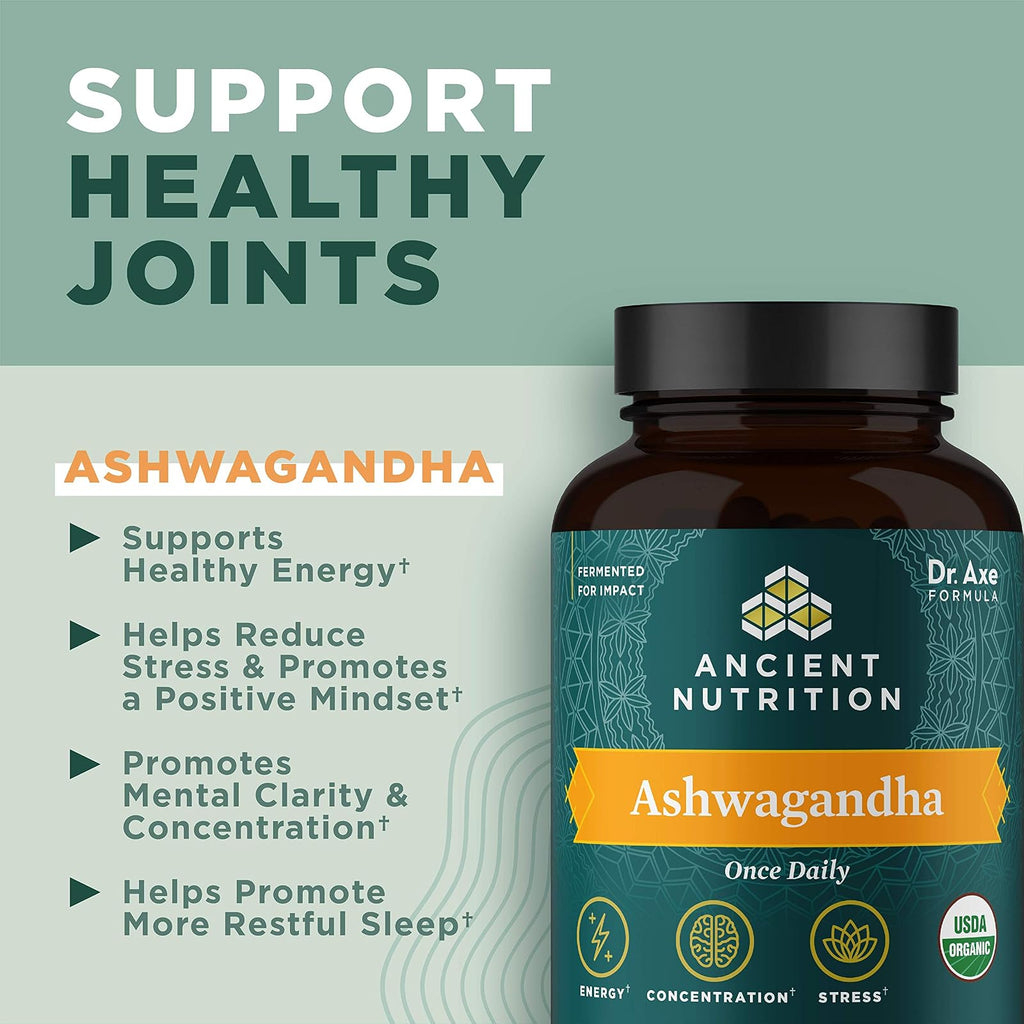 Herbal stress relief ashwagandha capsules