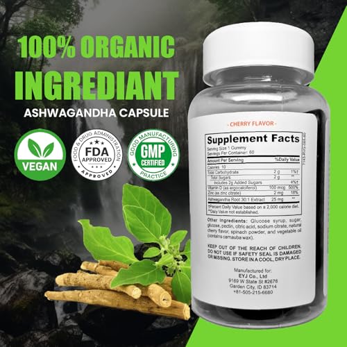 herbal stress relief ashwagandha gummies