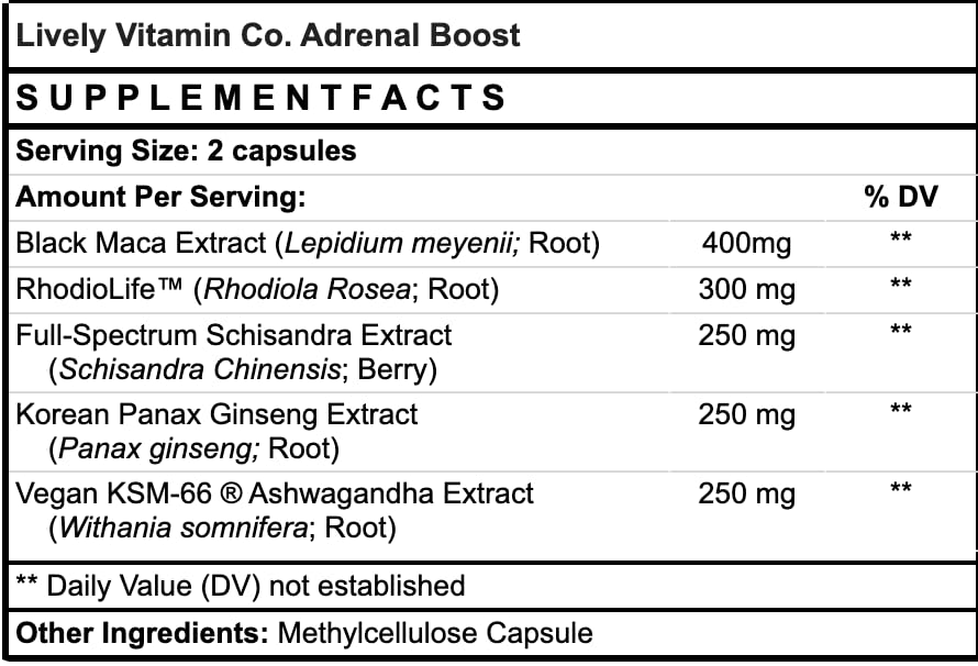 herbal stress relief supplement capsules