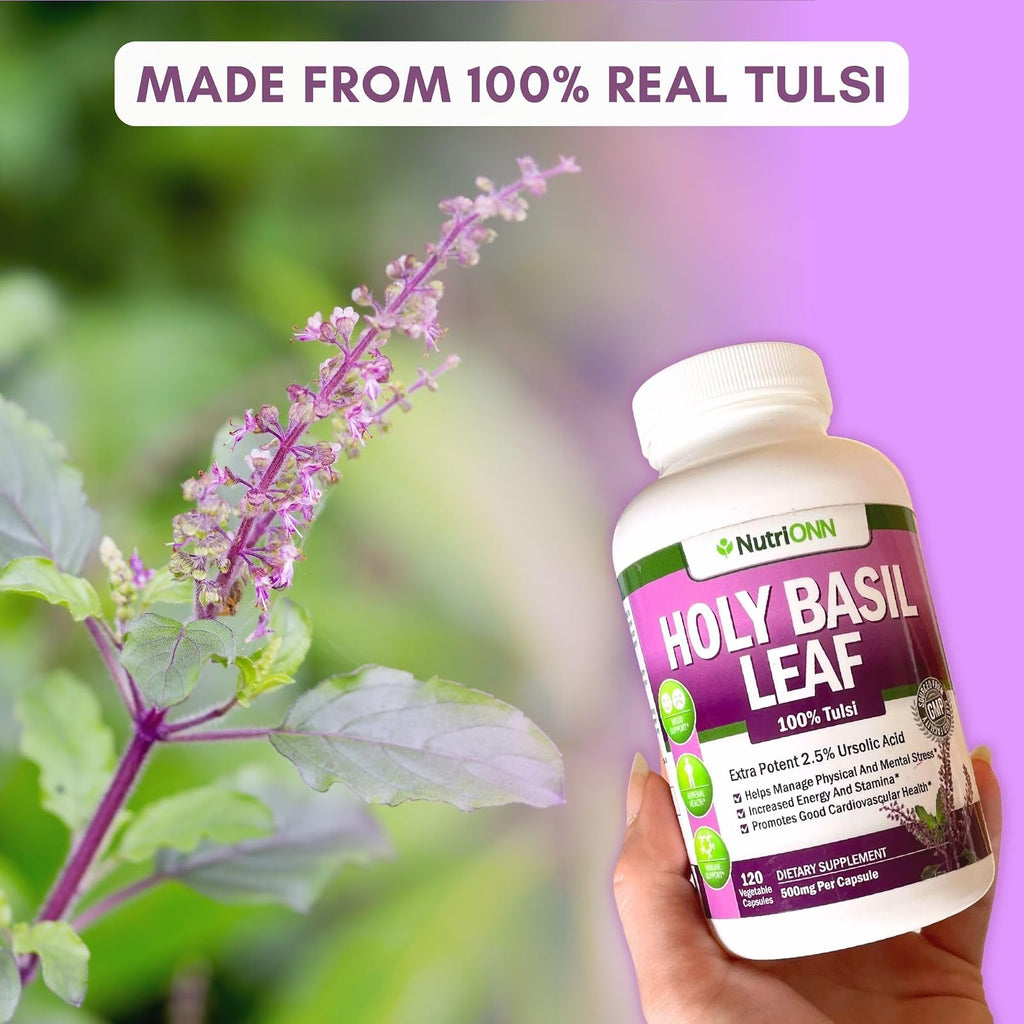 herbal stress relief with Holy Basil