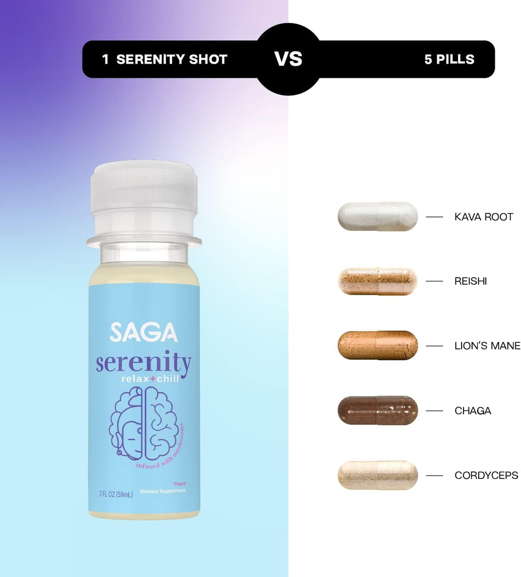 herbal stress relief with Reishi mushrooms