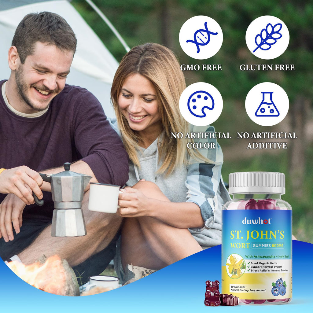 herbal stress relief with st. john's wort