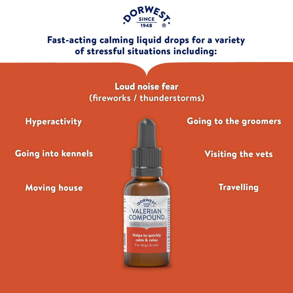 Herbal stress relief with Valerian Compound